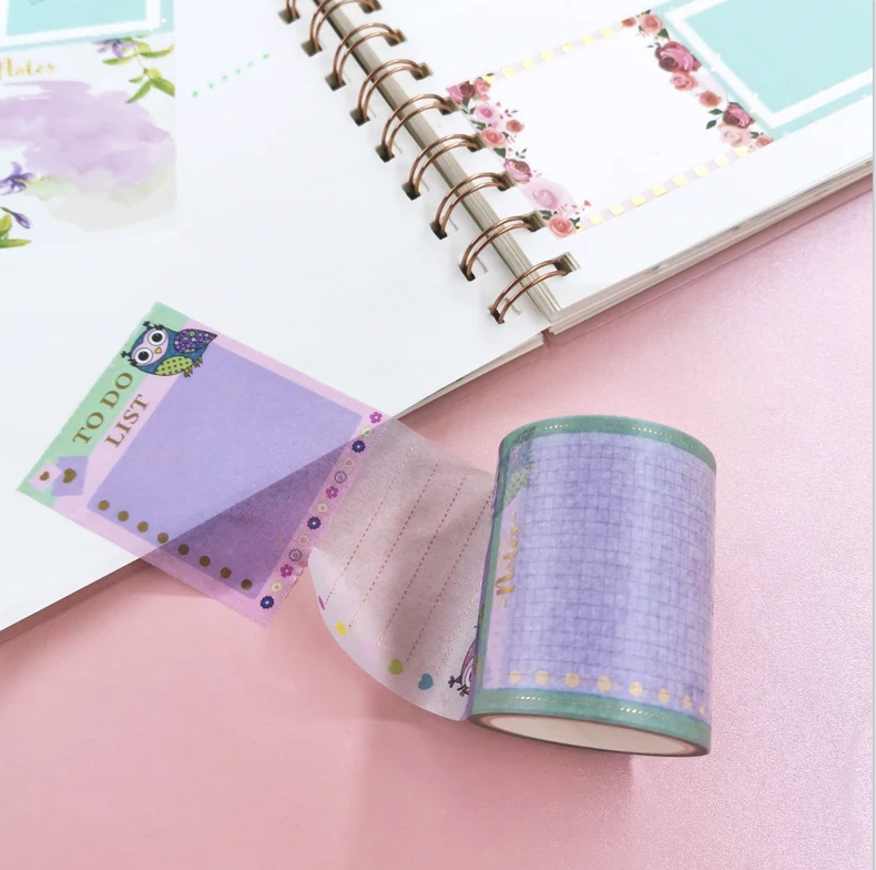 China Customized DIY Craft Stamp Stickers Label Perforated Washi Tape ...