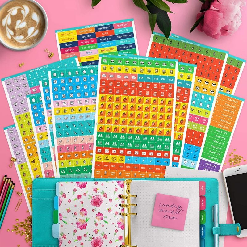 China Mini Transparent Days of week Header Weekly Stickers Planner ...